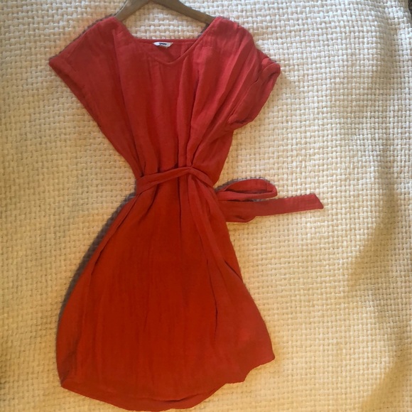Sonoma | Dresses | Deep Orange Dress Very Comfortable Pretty Dress ...